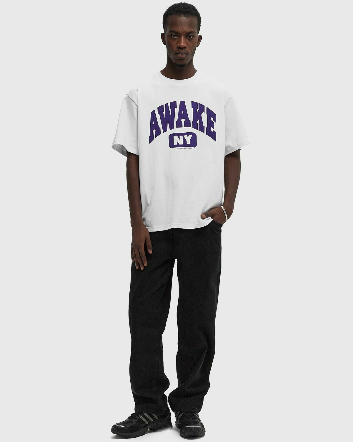 Awake VARSITY TEE White Mens Shortsleefe Awake NY