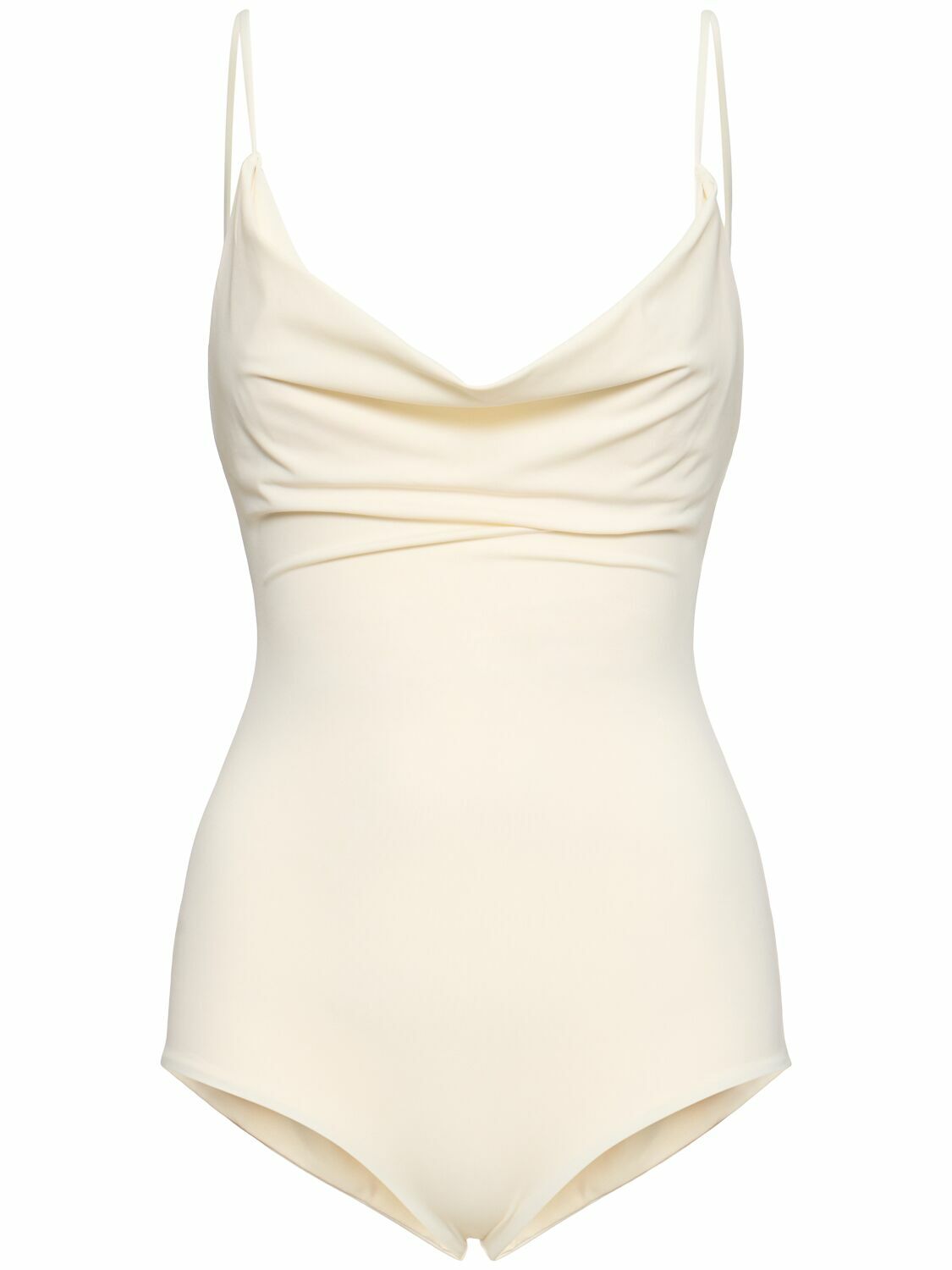 MAGDA BUTRYM Draped Lycra One Piece Swimsuit Magda Butrym