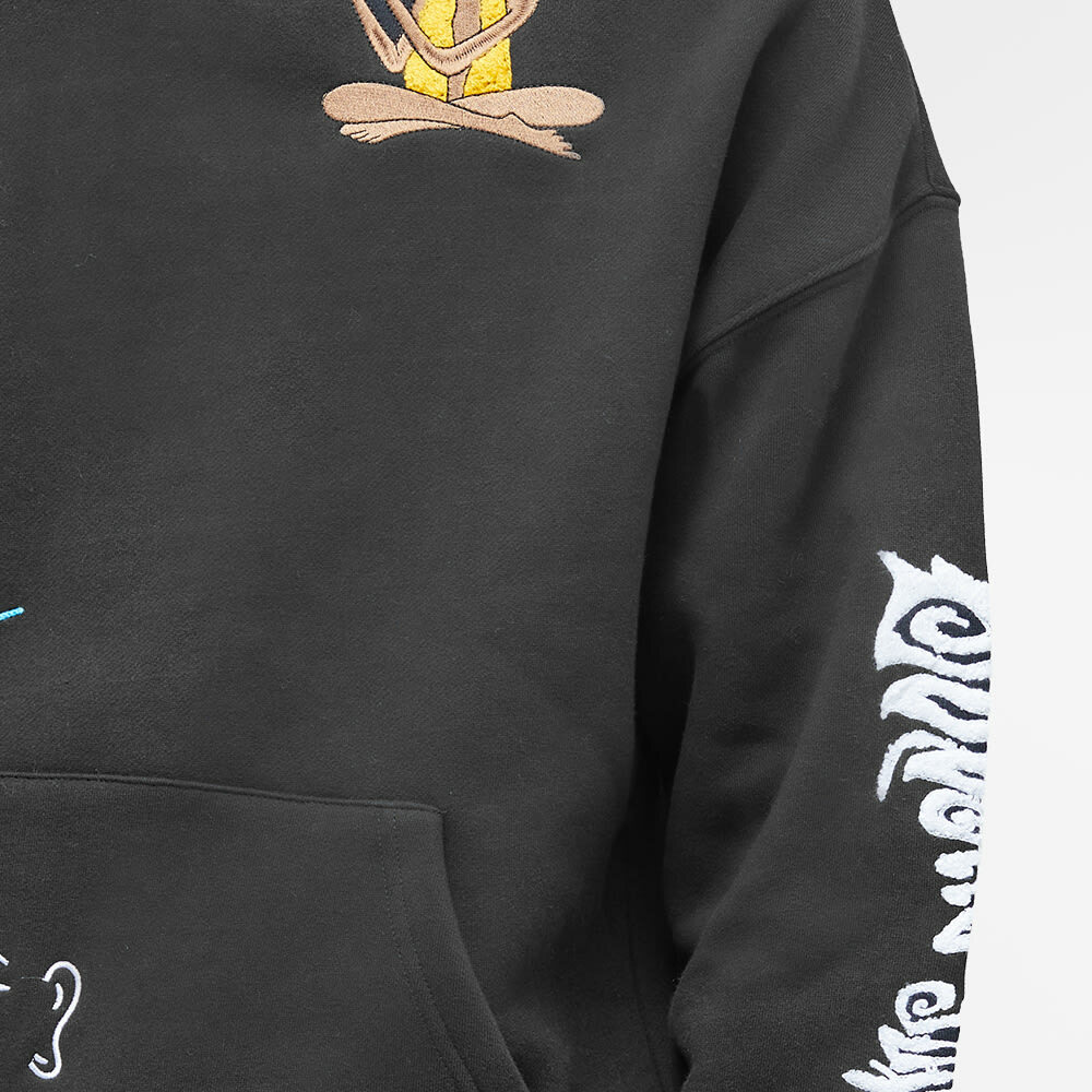 Jungles Jungles Men's Tranquilo Chenille Hoody in Black Jungles Jungles