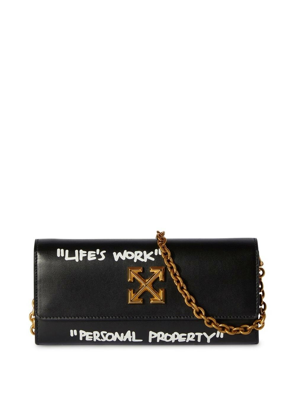 OFF-WHITE - Jitney Wallet On Chain Off-White