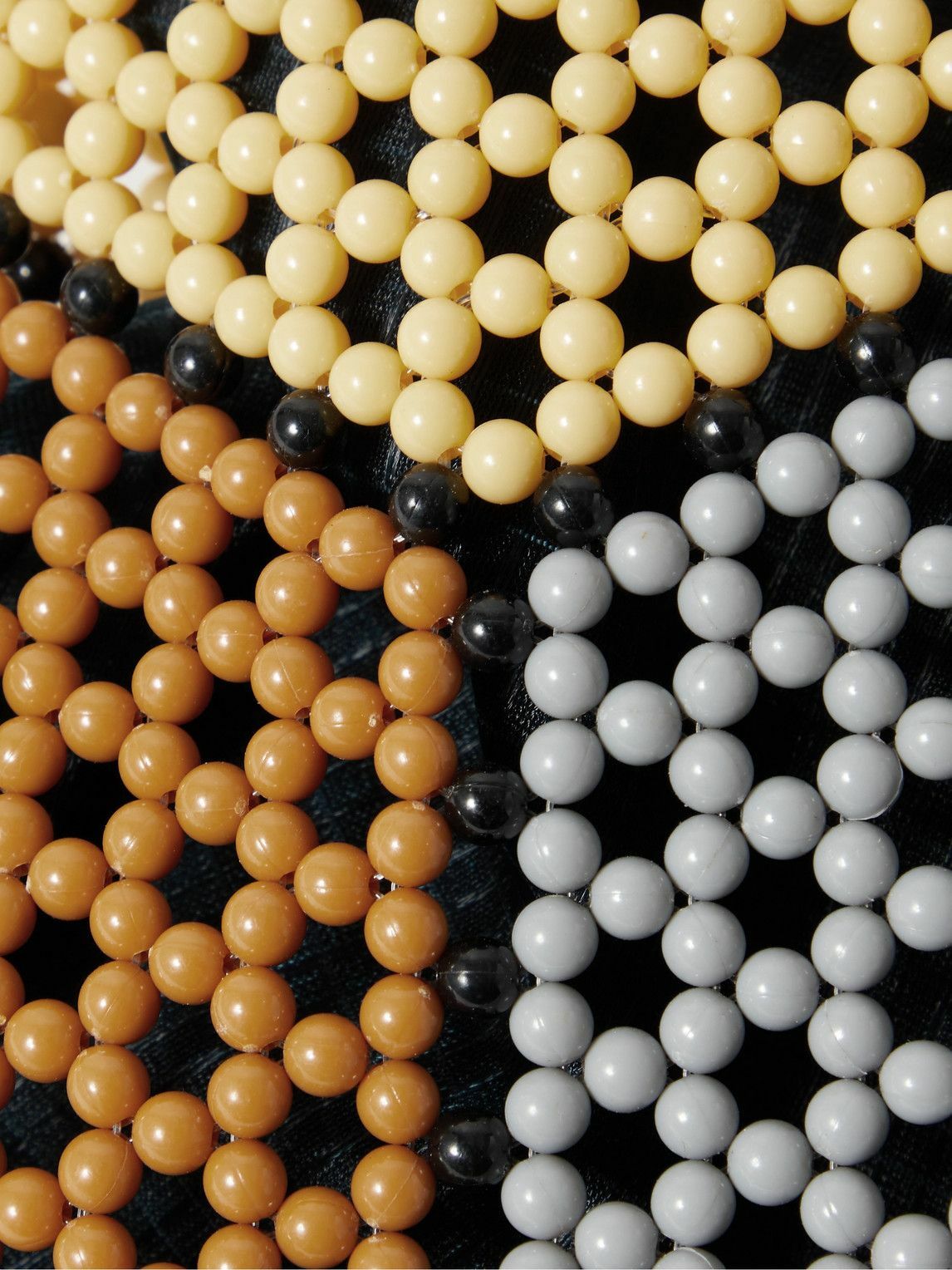 LU BY LU - Waffle Recycled Beaded Tote Bag