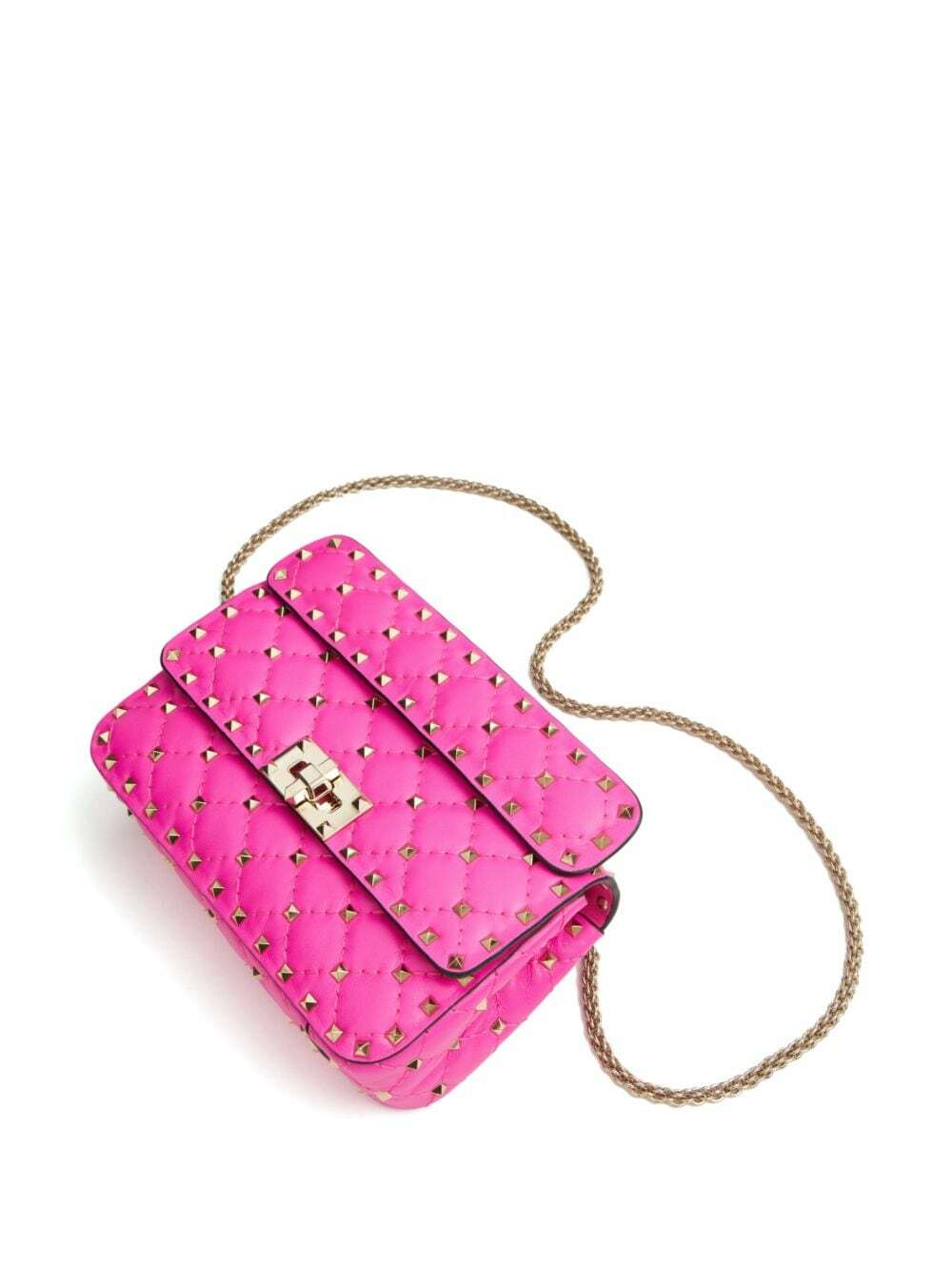 VALENTINO GARAVANI - Rockstud Spike Small Leather Shoulder Bag ...