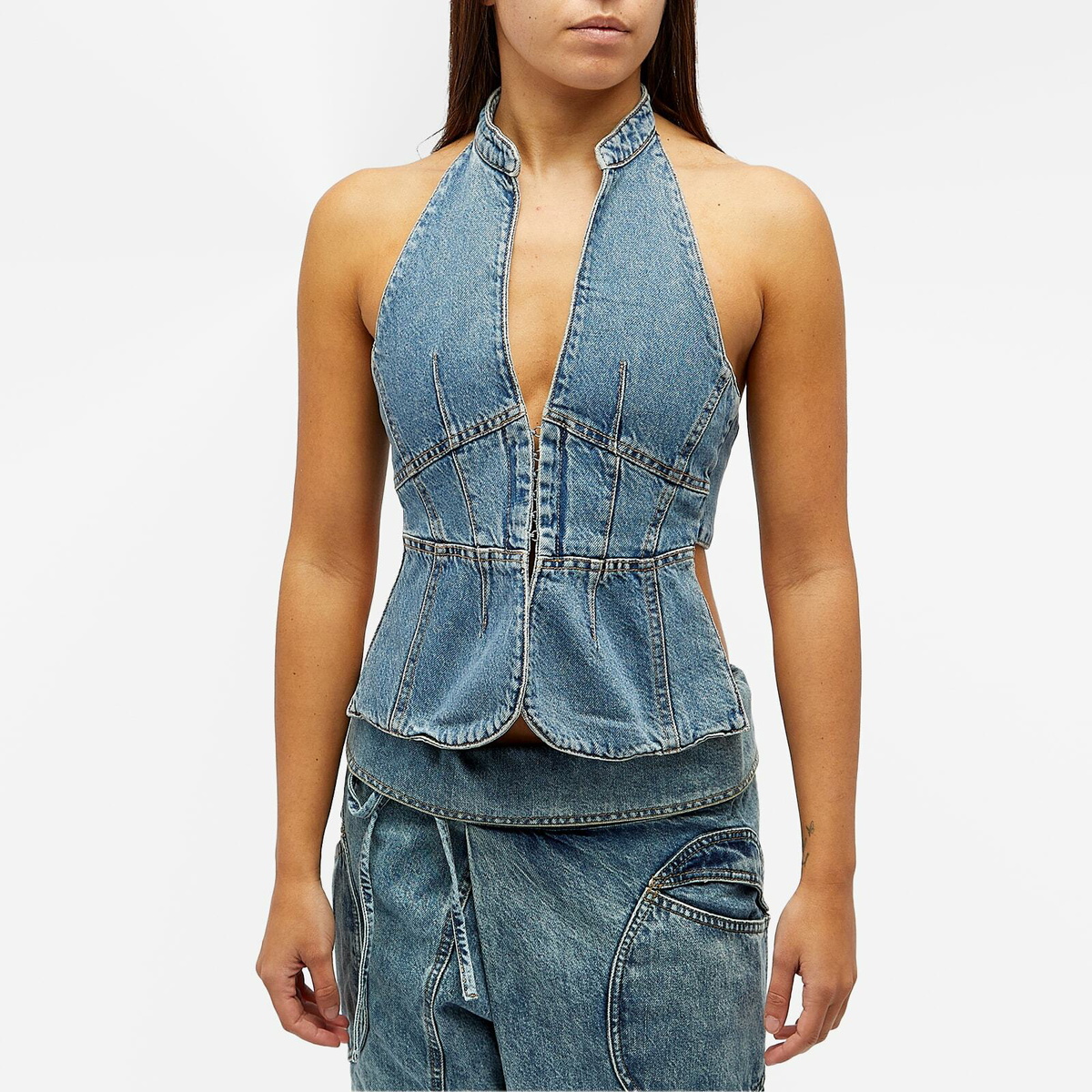 Gimaguas Women's Ring Top in Blue Gimaguas