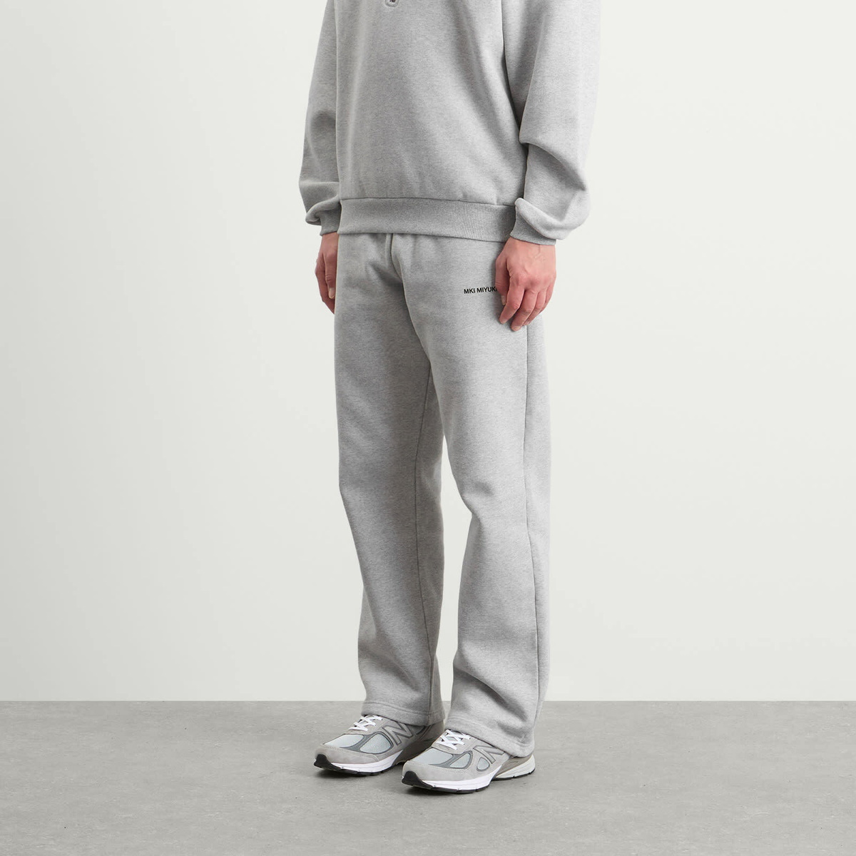 MKI Men's Uniform Wide Leg Joggers in Grey MKI Miyuki-Zoku