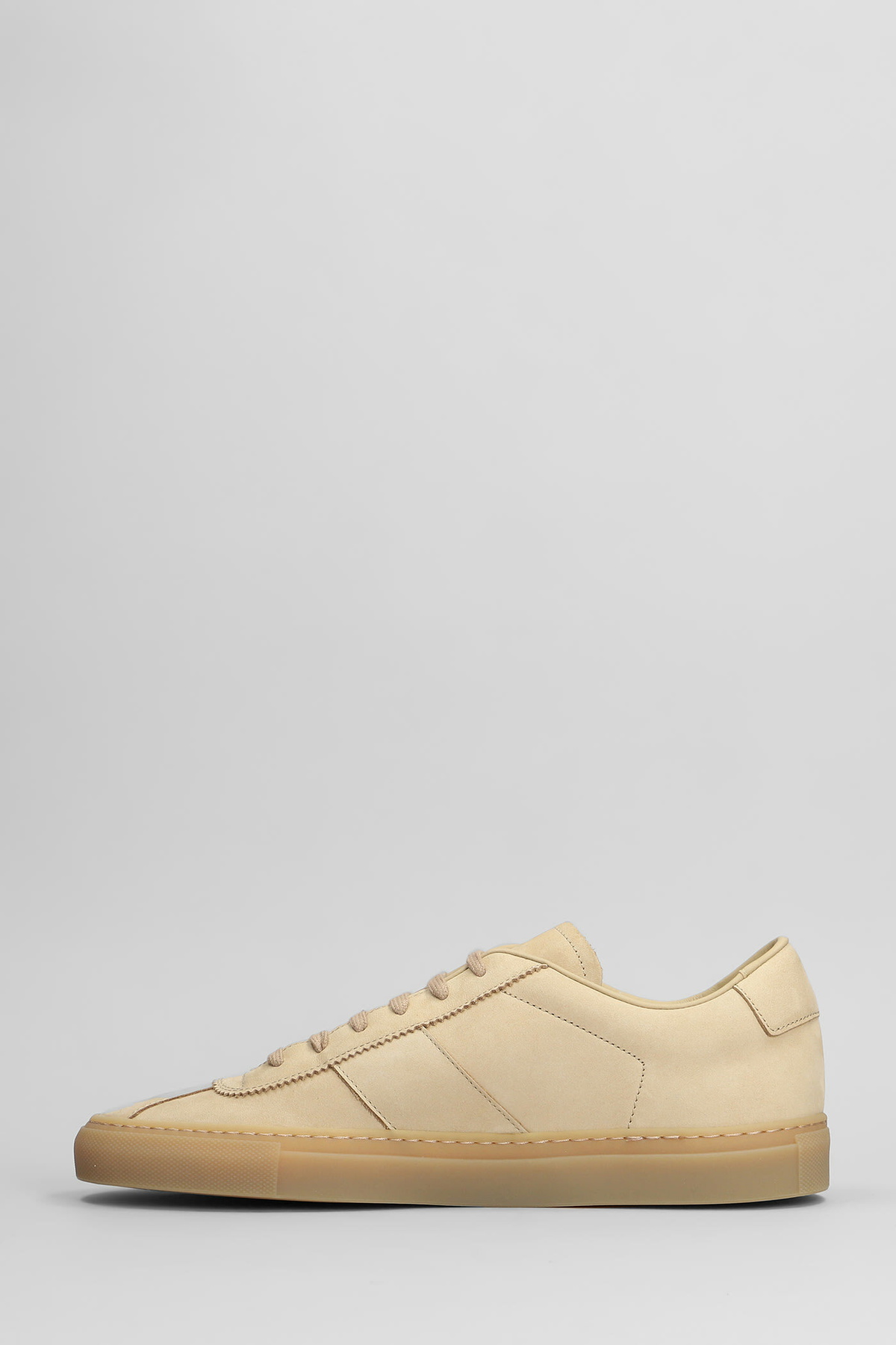 Common Projects Tennis Trainer Sneakers In Beige Leather Common Projects