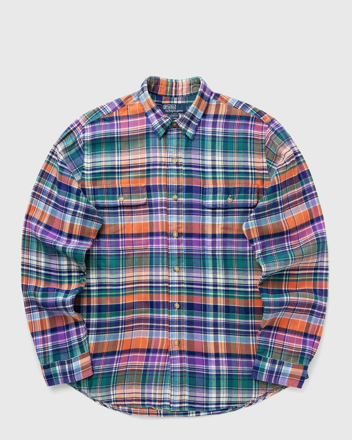 Polo Ralph Lauren SPORT SHIRT Multi-color Mens Longsleefe Polo Ralph Lauren
