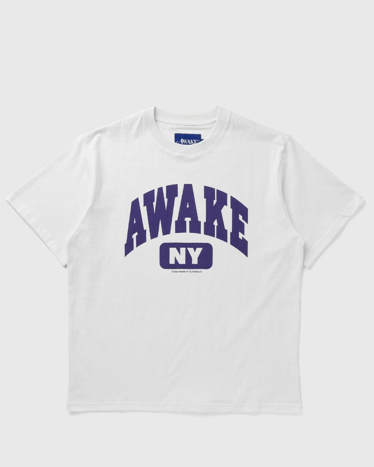 Awake VARSITY TEE White Mens Shortsleefe Awake NY