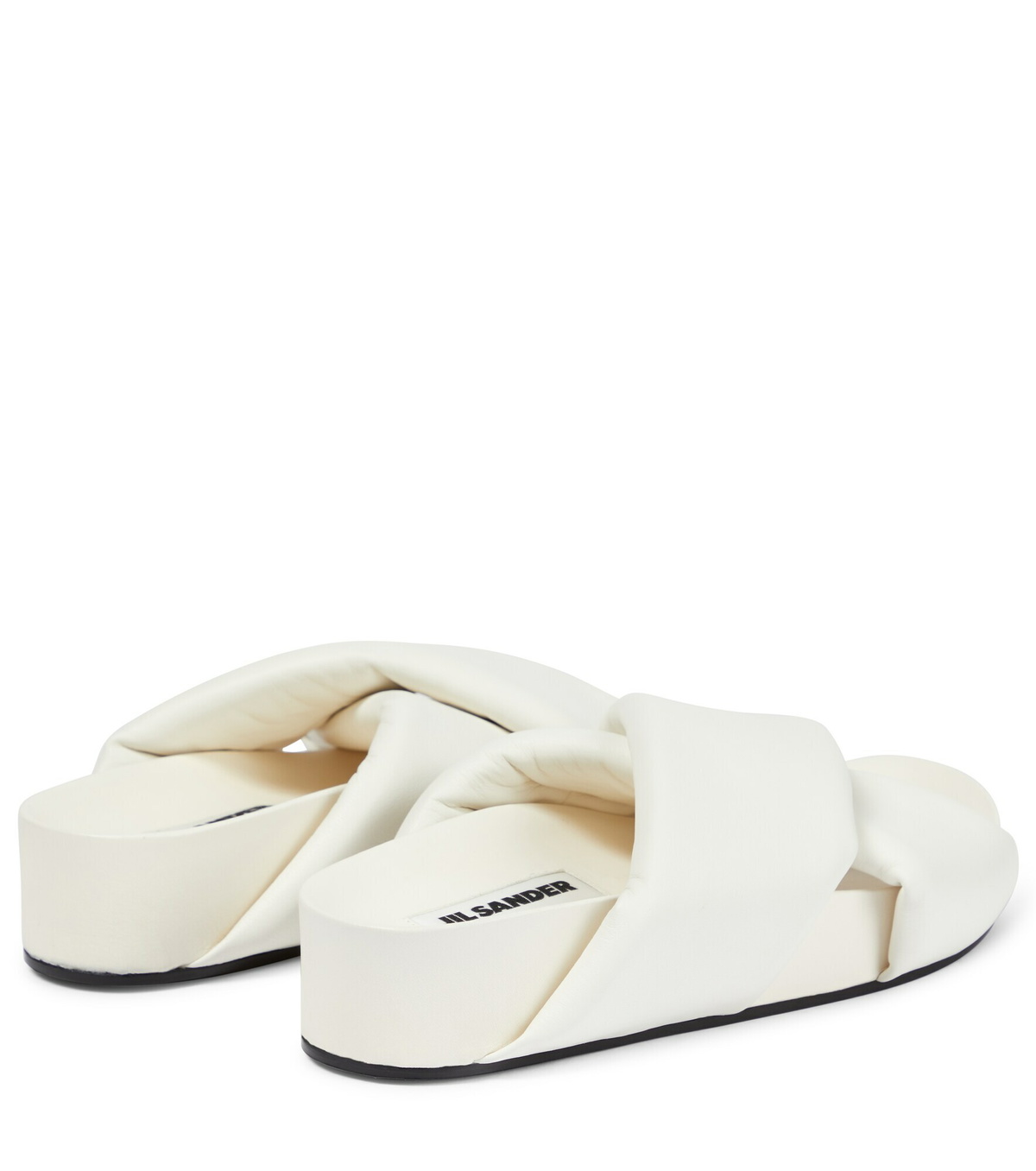 Jil Sander - Padded leather slides Jil Sander