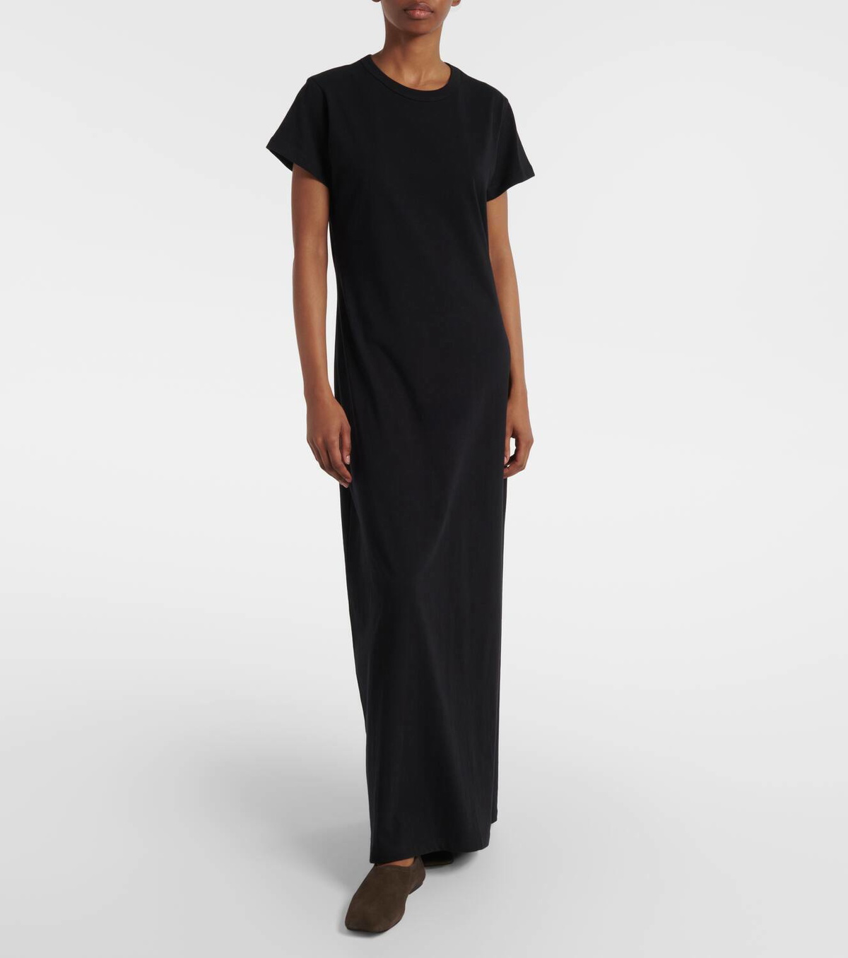 Leset Margo cotton jersey maxi dress LESET
