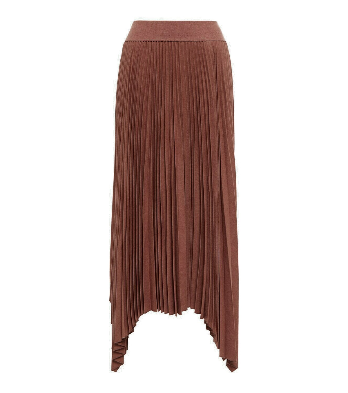 Joseph - Ade pleated wool-blend midi skirt Joseph