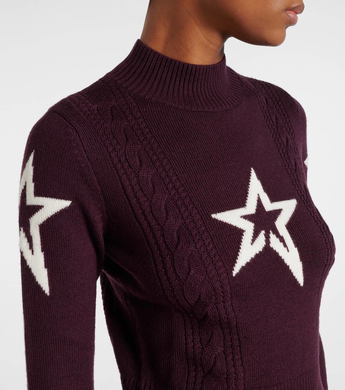 Perfect Moment Cable-knit wool sweater Perfect Moment