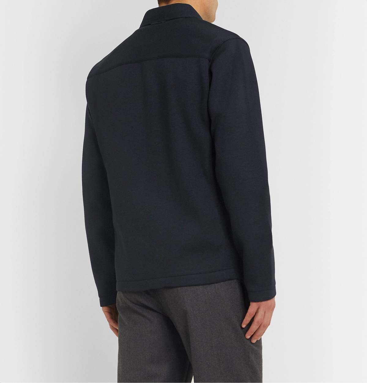 Theory - Jackson Knitted Blouson Jacket - Black Theory