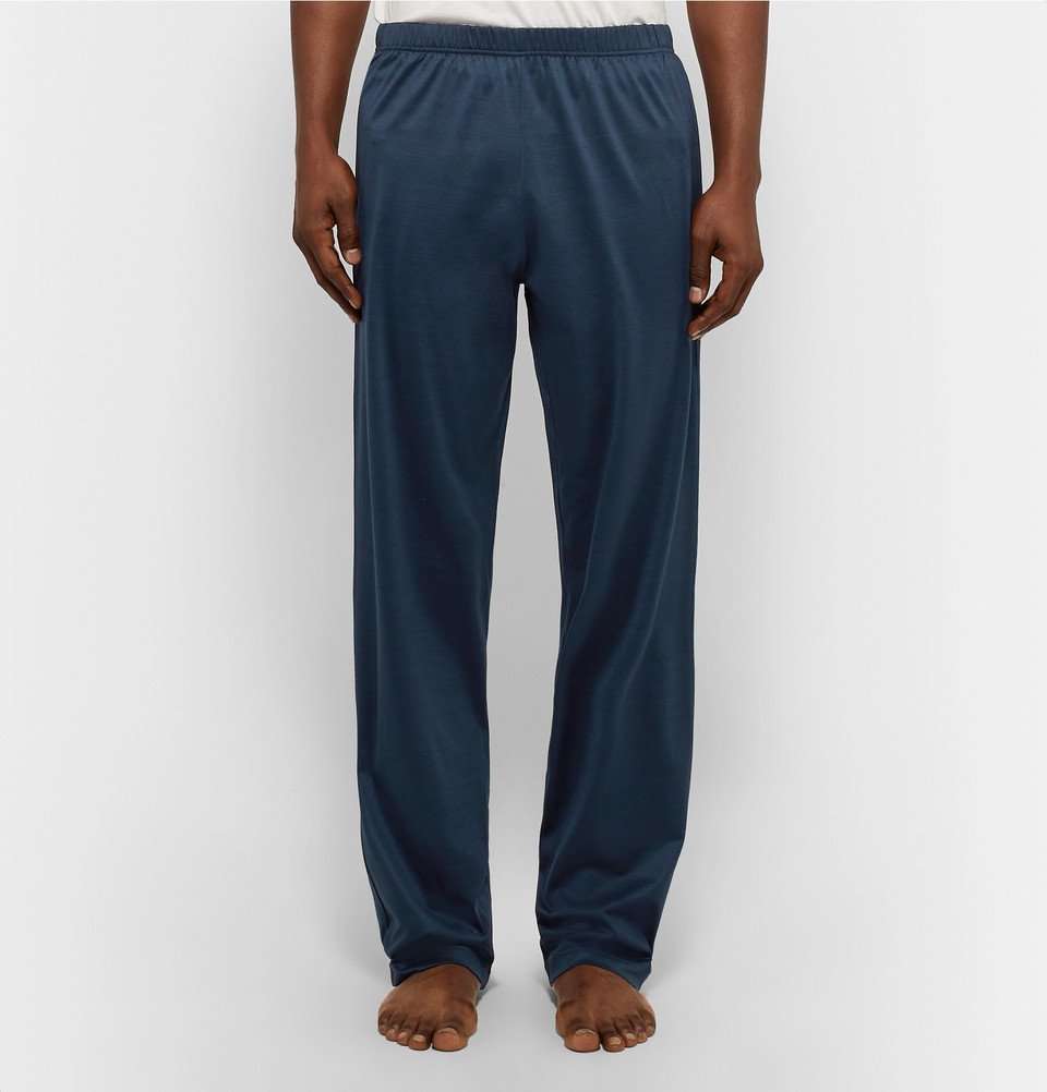 Zimmerli - Cotton-Jersey Pyjama Set - Men - Blue Zimmerli