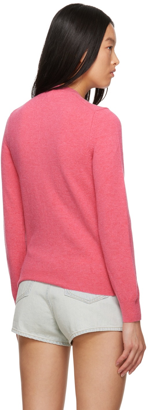 COMME des GARÇONS PLAY Pink Layered Double Heart Cardigan Comme des ...