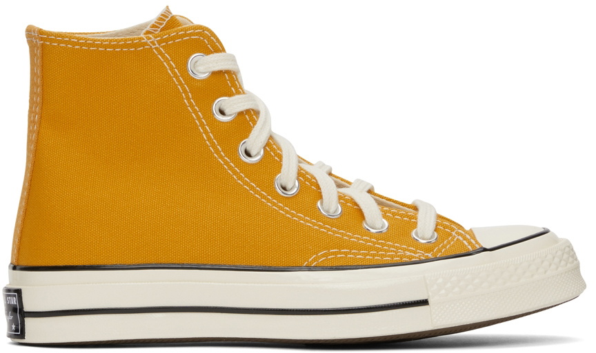 Converse Yellow Chuck 70 High Sneakers Converse
