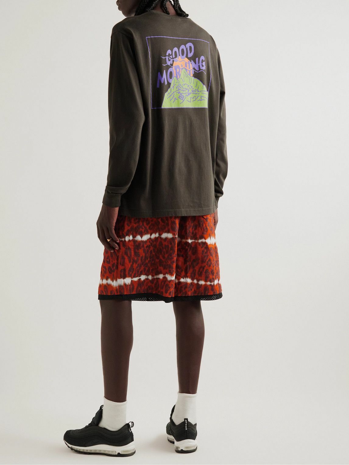GOOD MORNING TAPES - Mountain Printed Organic Cotton-Jersey T-Shirt ...