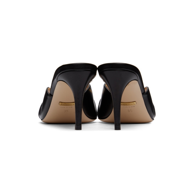 Gucci Black Sylvie Chain Heeled Sandals Gucci