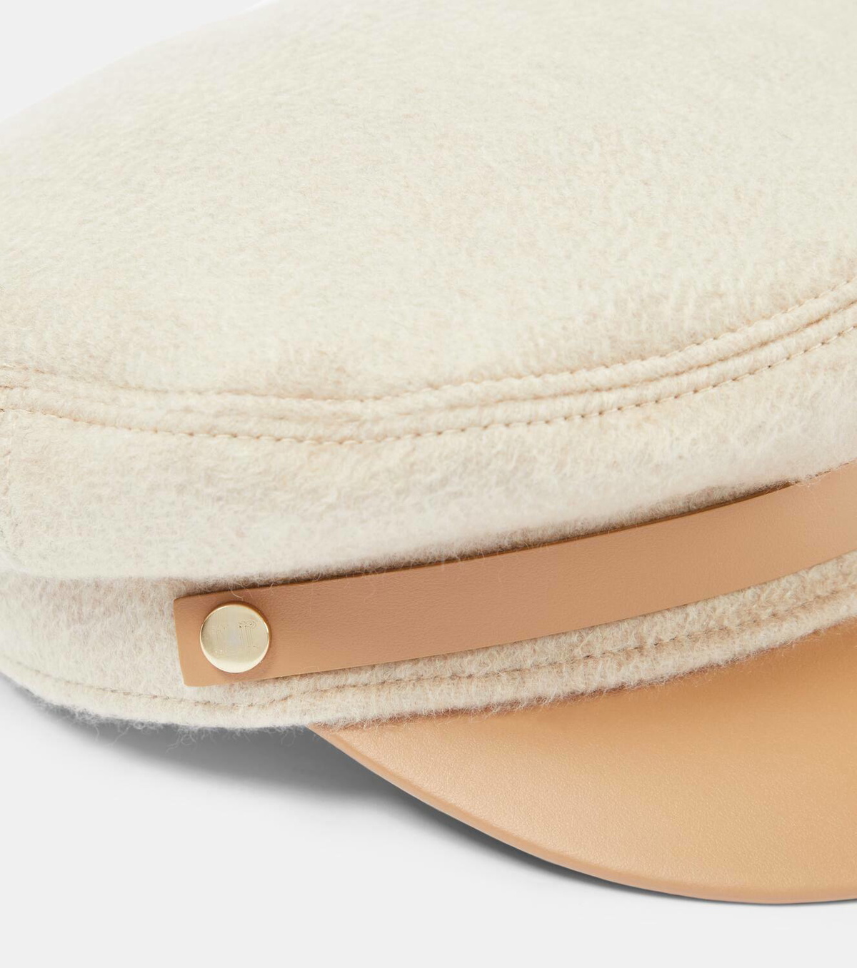Max Mara Canossa cashmere newsboy cap Max Mara