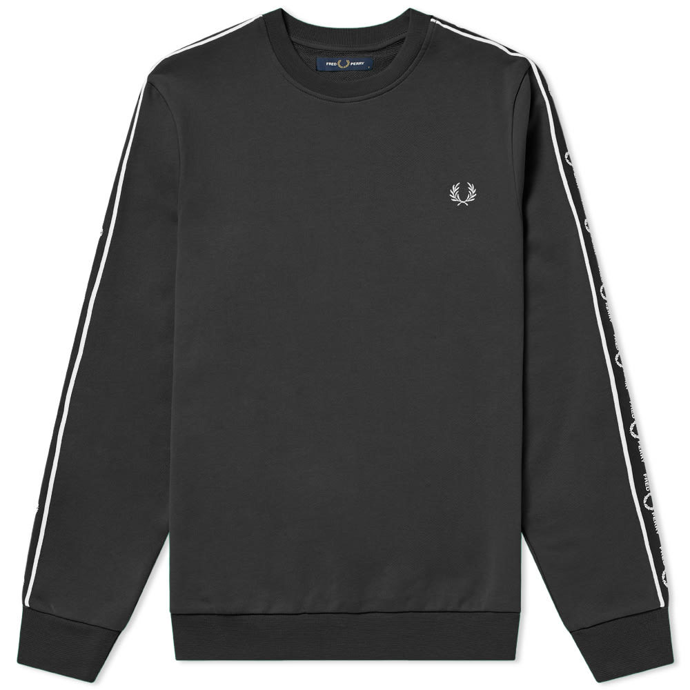 Fred Perry Authentic Taped Shoulder Crew Sweat Fred Perry Authentic