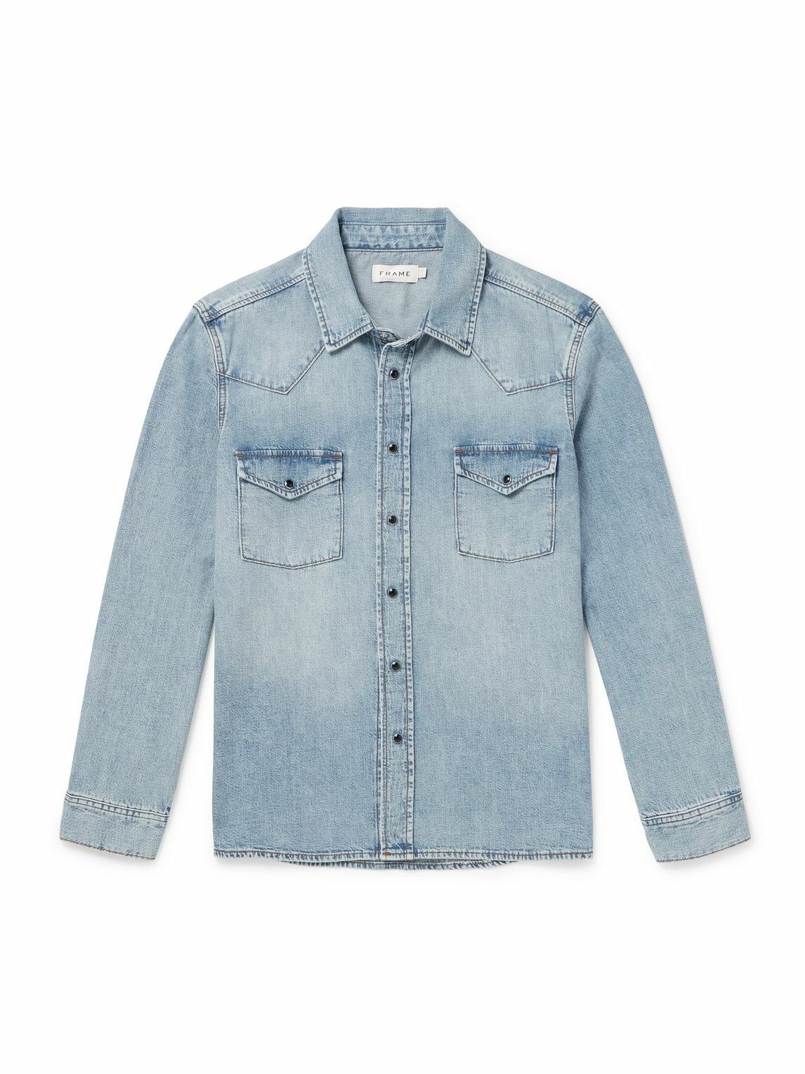 FRAME - Denim Western Shirt - Blue Frame Denim