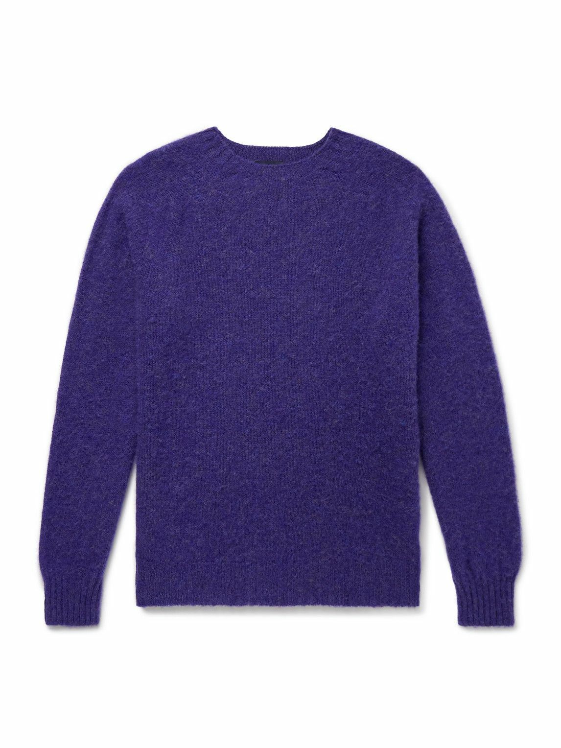 Drake's - Brushed-Wool Sweater - Purple Drake's