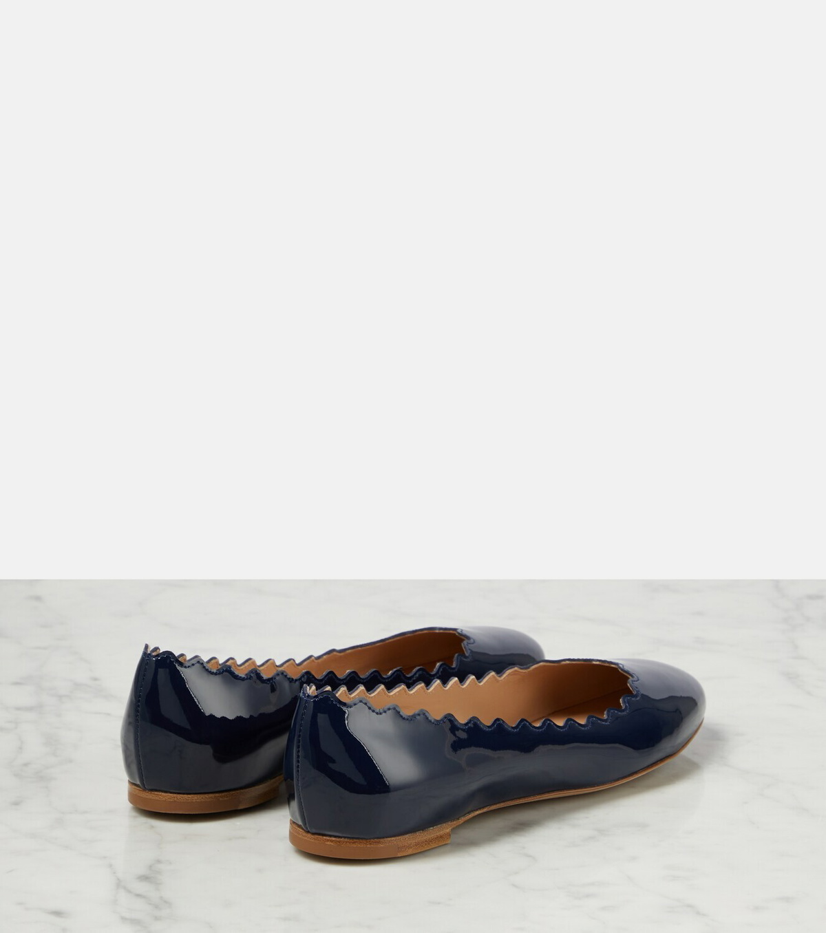 Chloé Lauren patent leather ballet flats Chloe