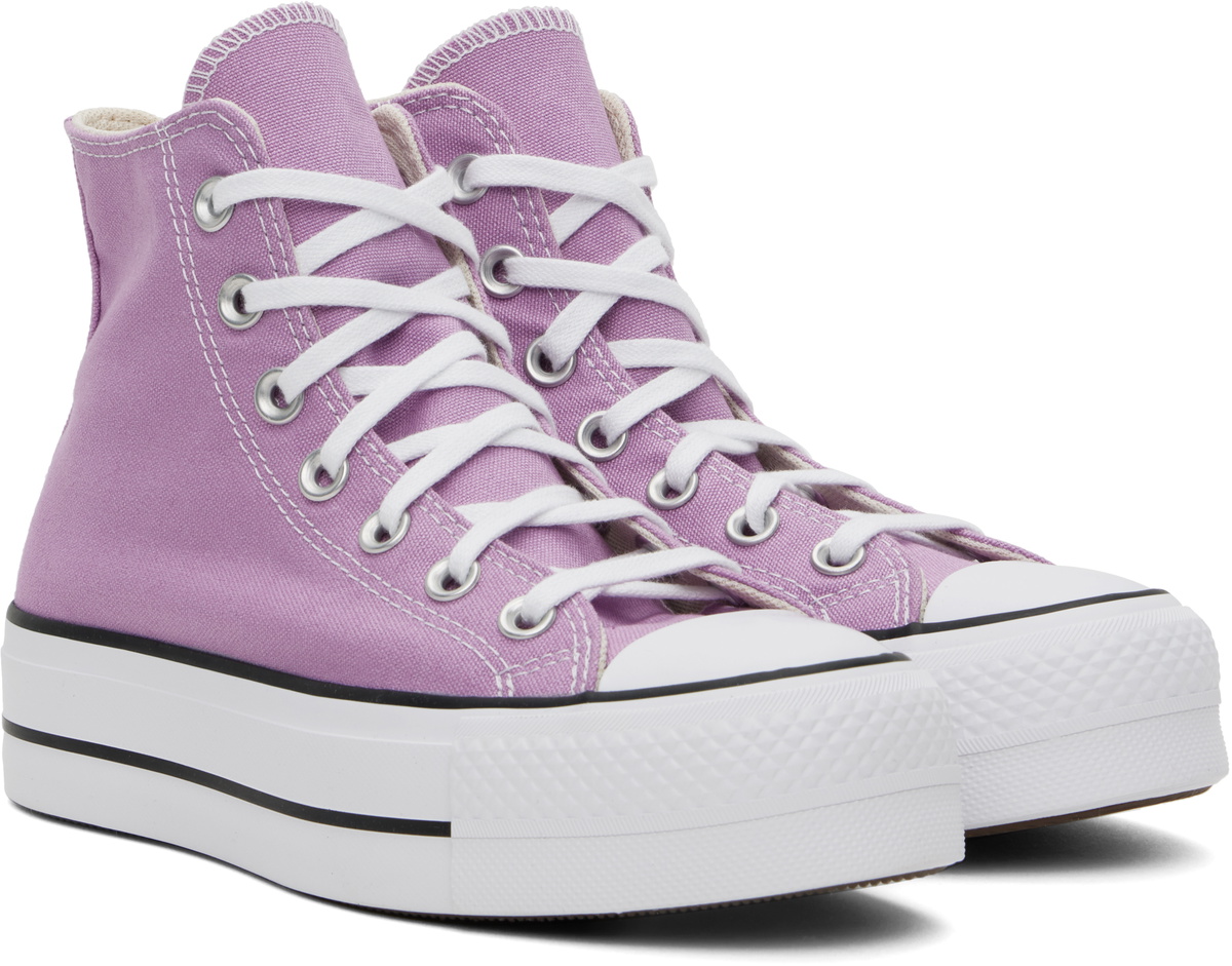Converse Purple Chuck Taylor All Star Lift Platform High Top Sneakers ...