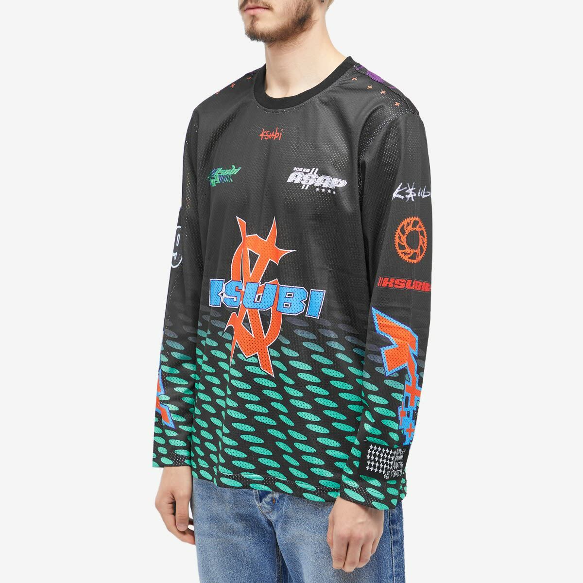 Ksubi x ASAP TyY Moto Jersey in Black Ksubi