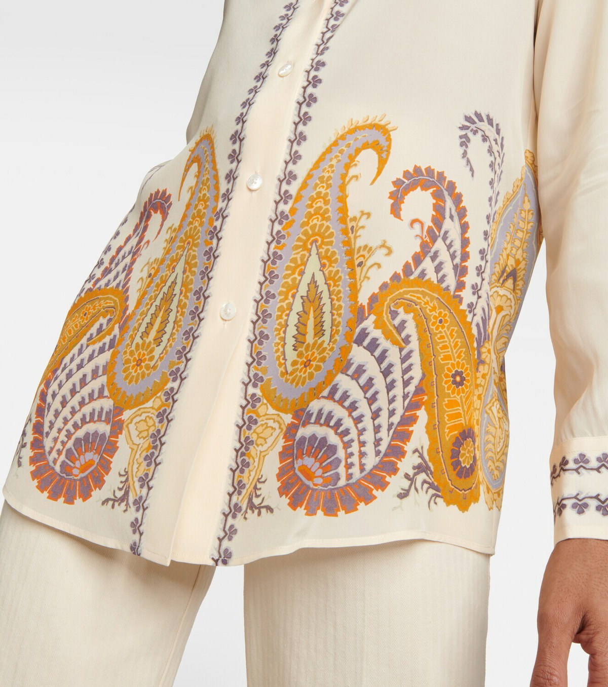 Etro Paisley silk blouse Etro