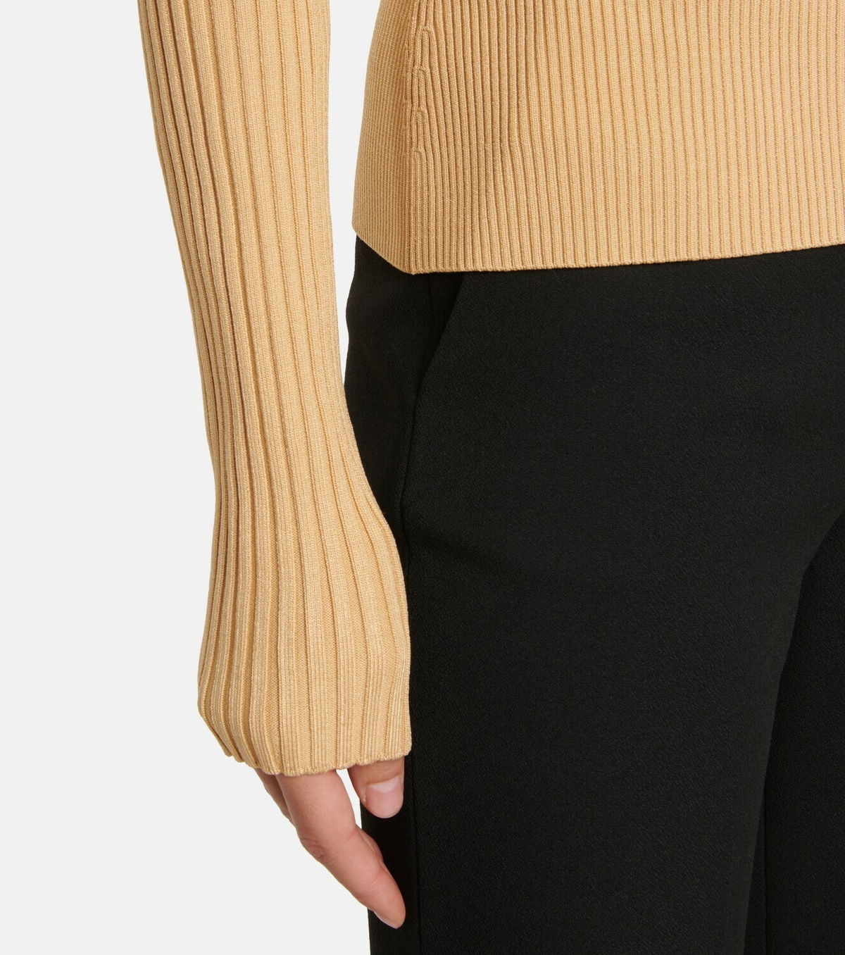 Simkhai - Jayline layered ribbed-knit top Simkhai