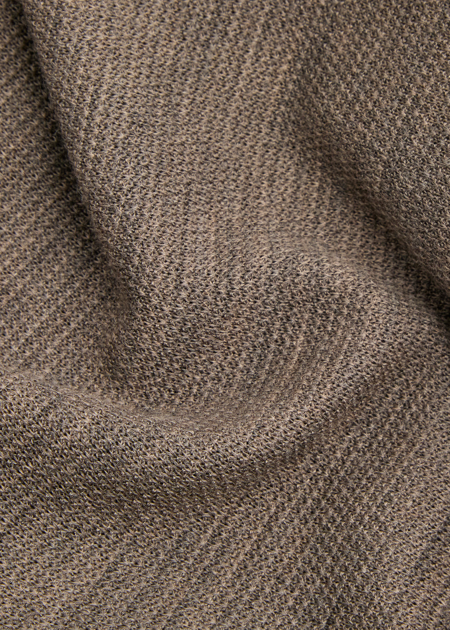 John Smedley Textured Fine-knit Wool Jumper Beige John Smedley