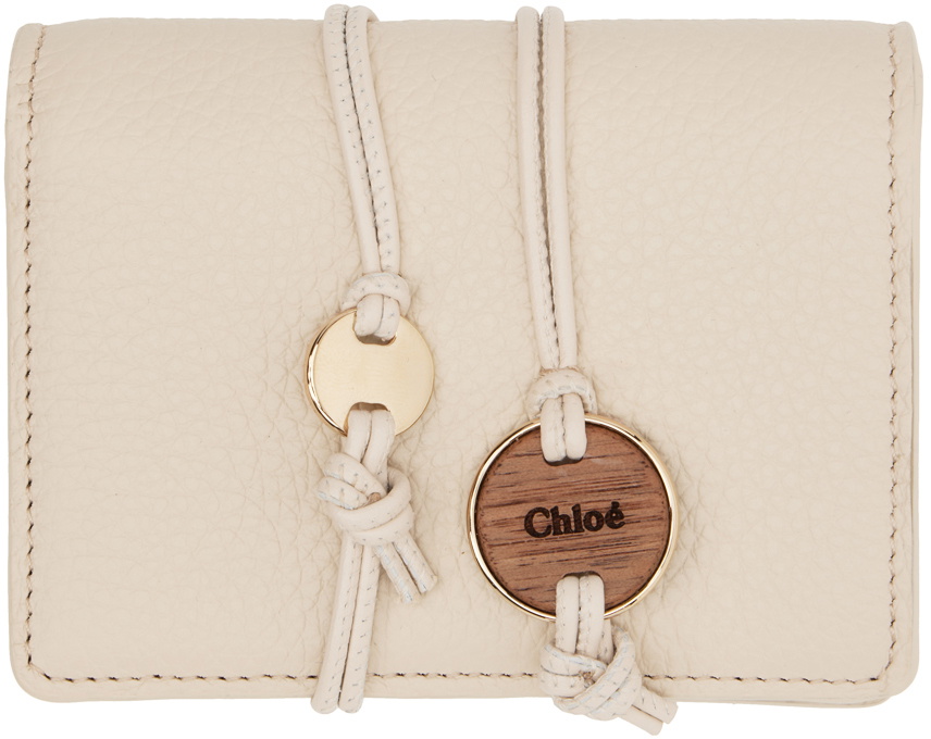 Chloé Beige Small Malou Wallet Chloe