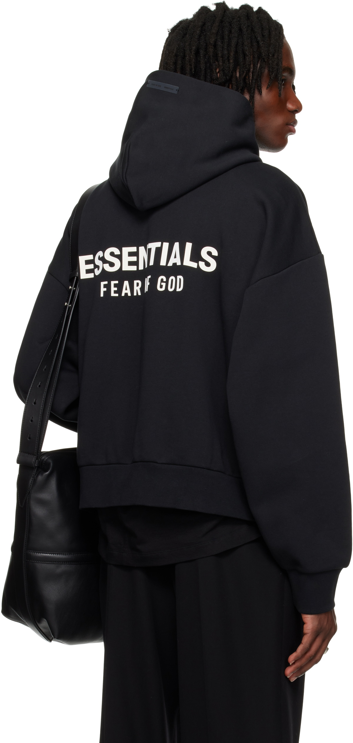 Fear of God ESSENTIALS Black Classic Hoodie Fear Of God Essentials