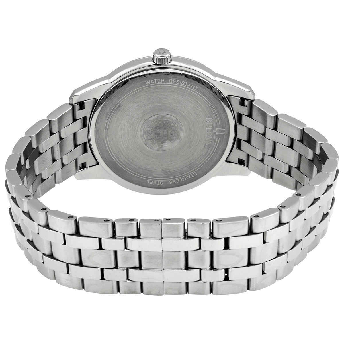Bulova Sutton Quartz Blue Dial Mens Watch 96B338 Bulova