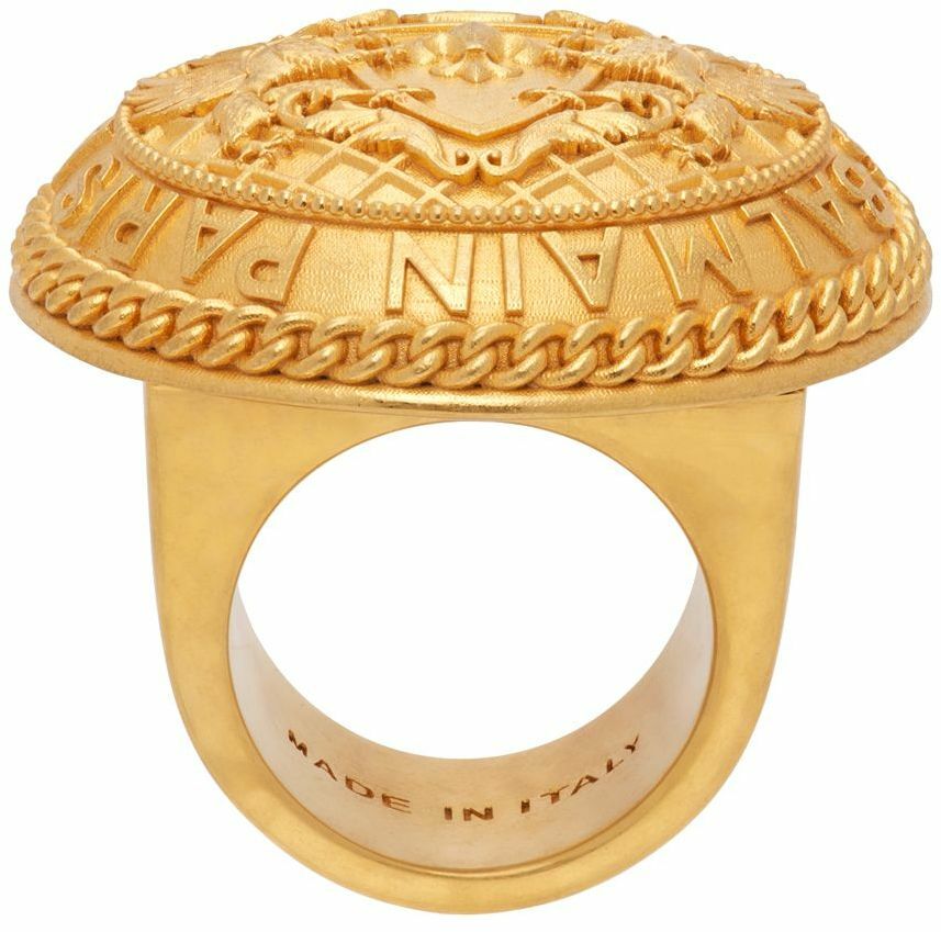 Balmain Gold Coin Ring Balmain