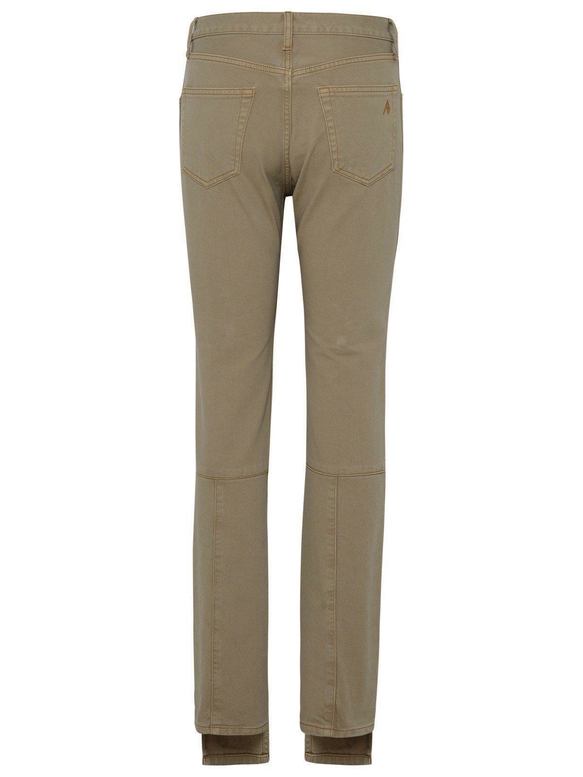 The Attico Logo Embroidered Skinny Fit Jeans The Attico