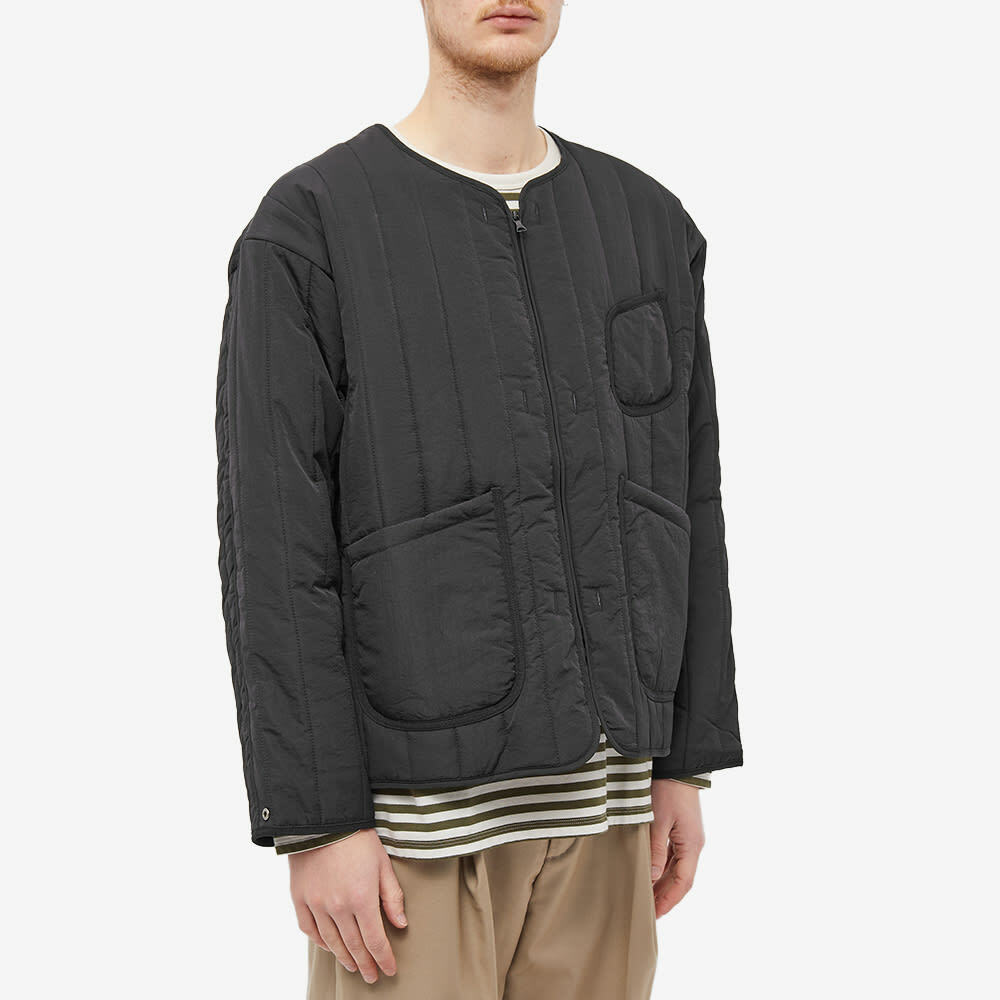 Uniform Bridge Men's Quilted Liner Jacket in Black Uniform Bridge