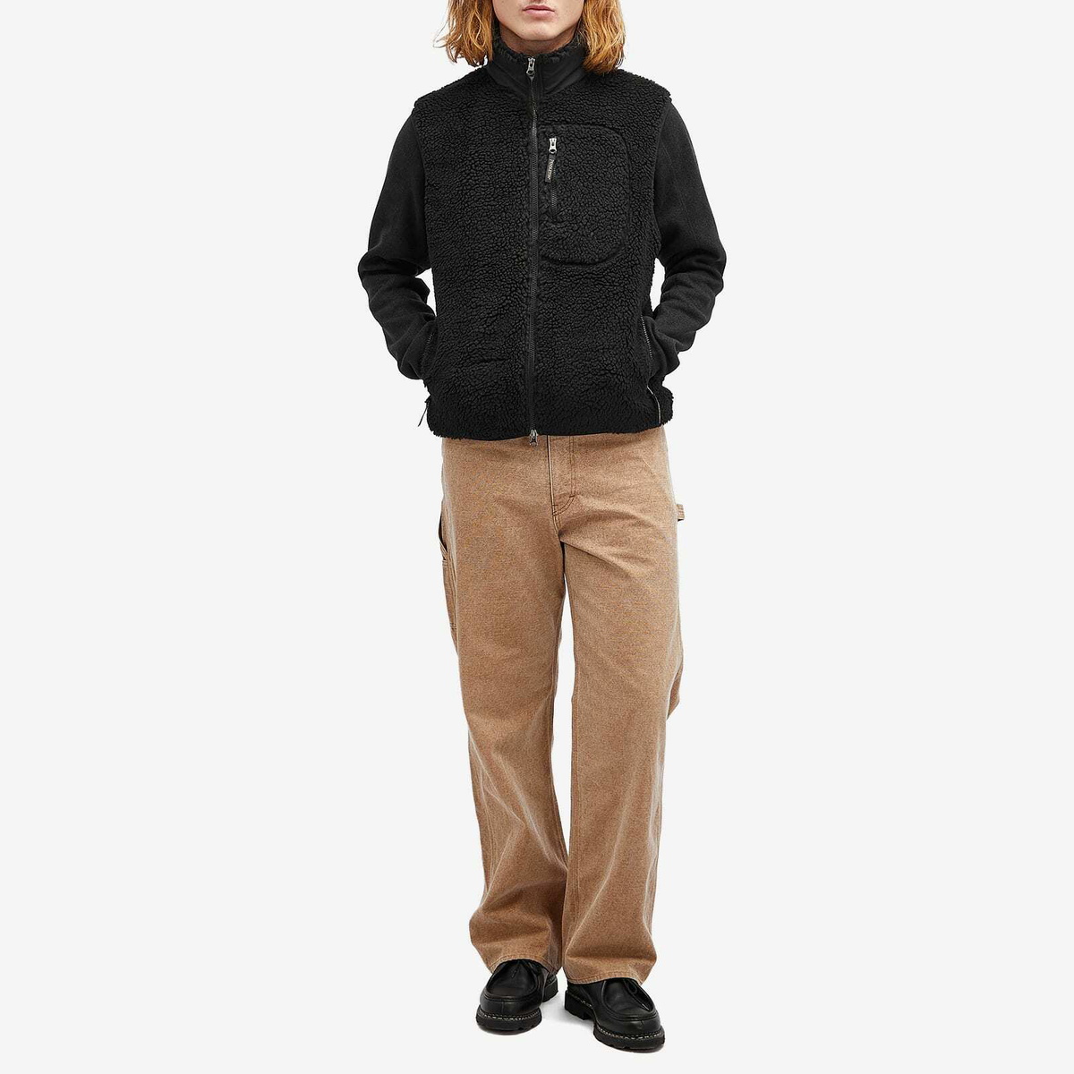 Pendleton Men's Stand Vest in Black Pendleton