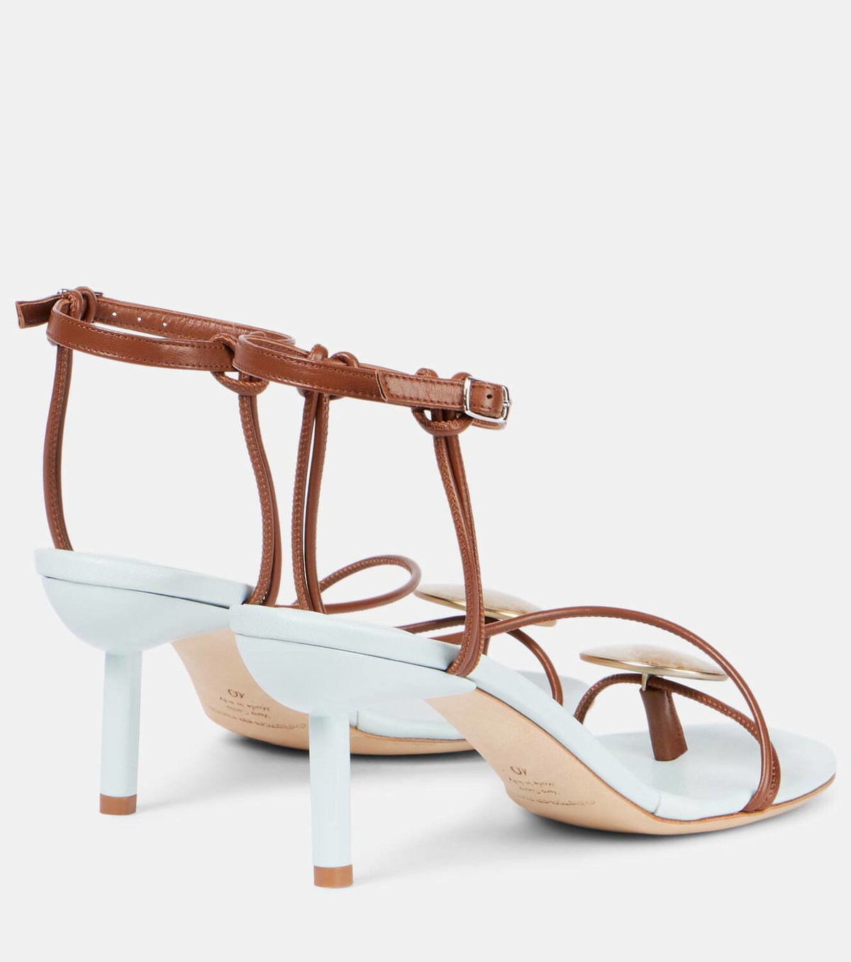 Christopher Esber Doma 70 embellished leather sandals Christopher Esber