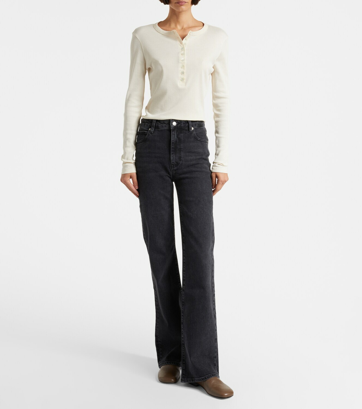 Frame Arrow high-rise bootcut jeans Frame Denim