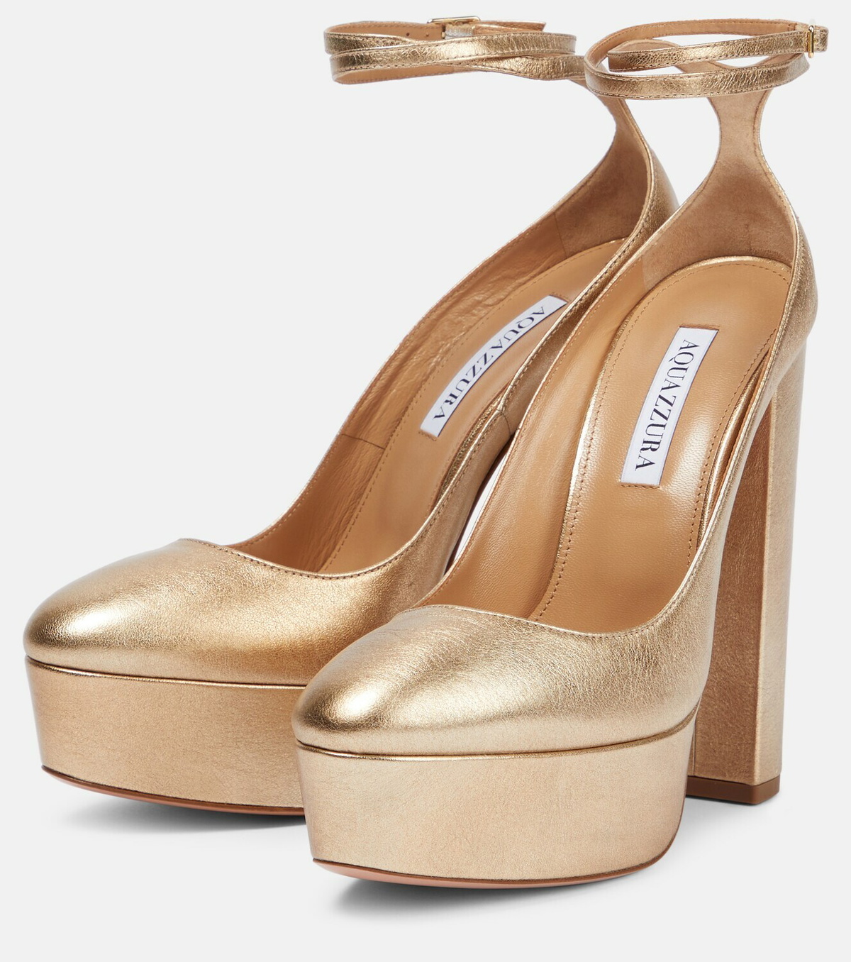 Aquazzura Blake Plateau platform leather pumps Aquazzura