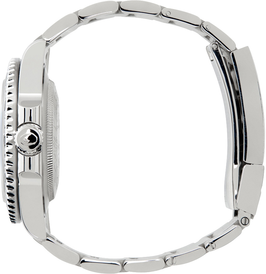 BAPE Silver & White Type 1 Watch A Bathing Ape