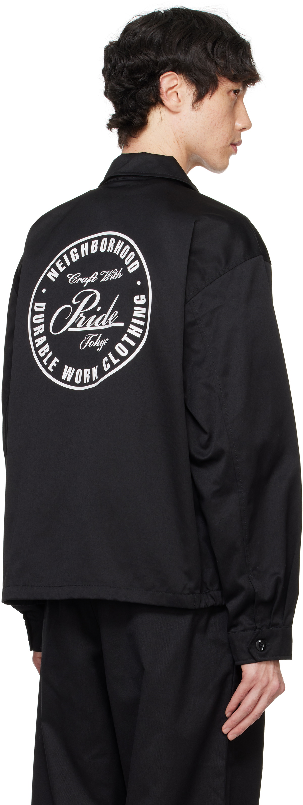 Neighborhood Black Zip Work Jacket Neighborhood