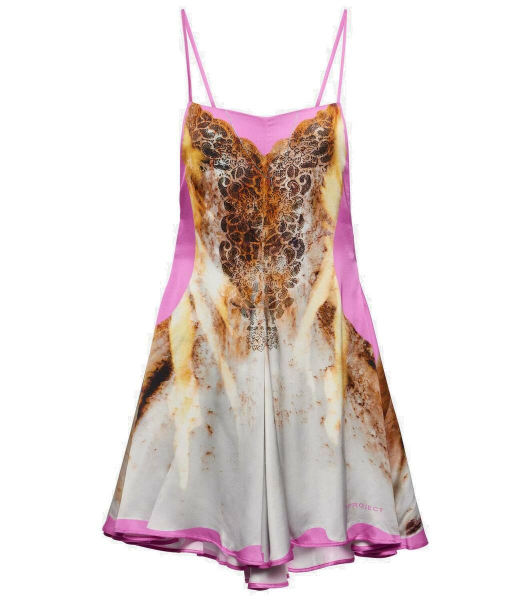 Y/Project Printed slip dress Y/Project