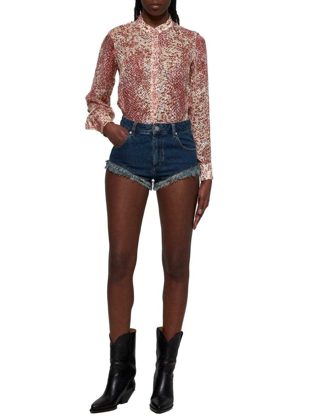 Isabel Marant Ilda Pattern-printed Buttoned Shirt Isabel Marant