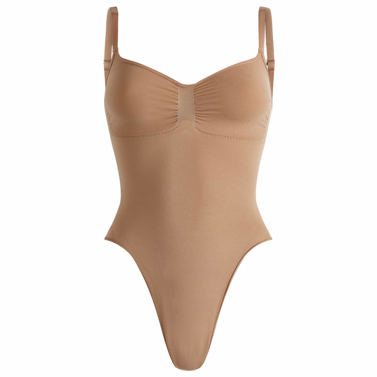 SKIMS Women's Seamless Sculpt Thong Bodysuit in Sienna SKIMS