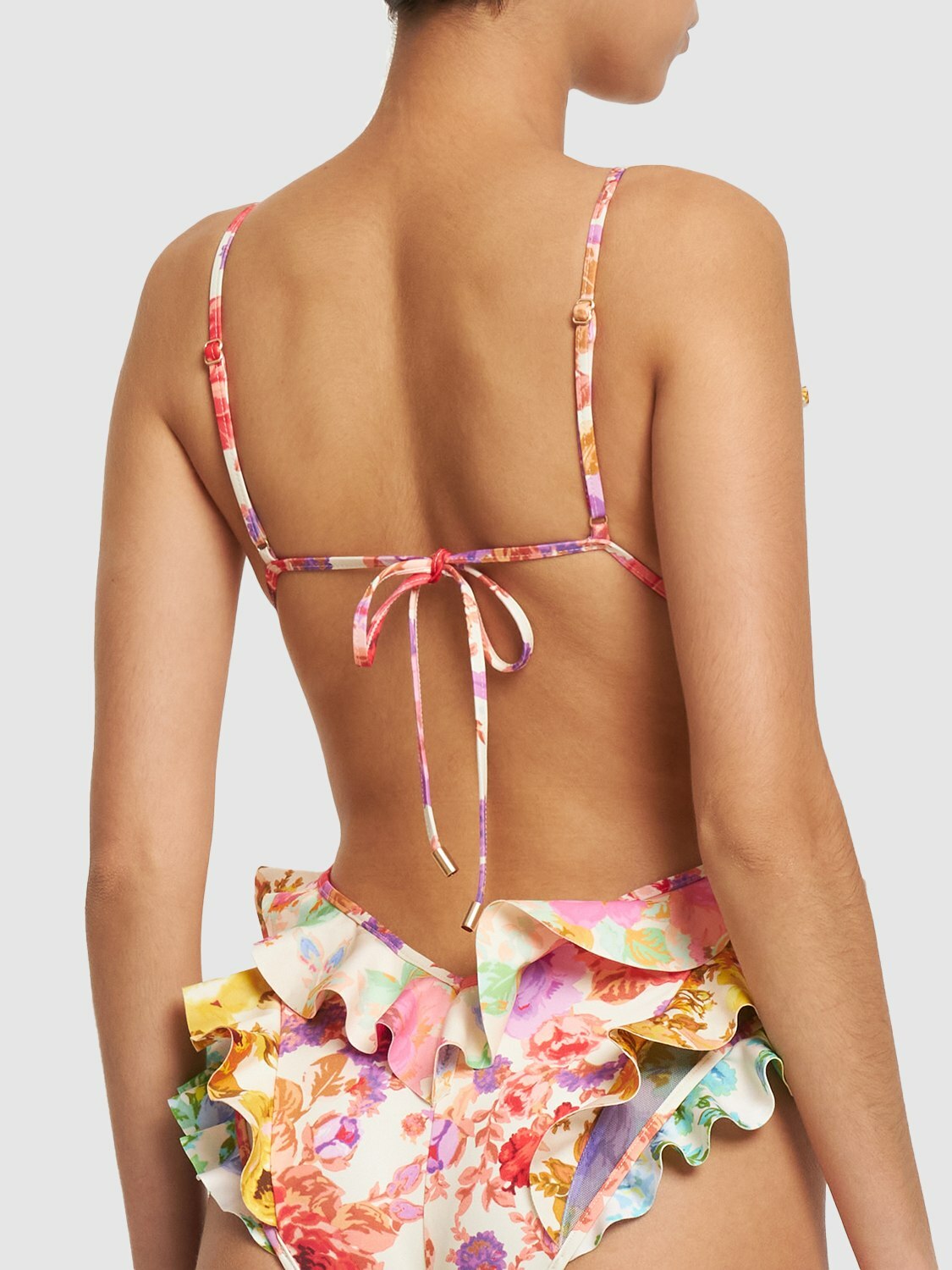 Zimmermann Raie Waterfall Print One Piece Swimsuit Zimmermann