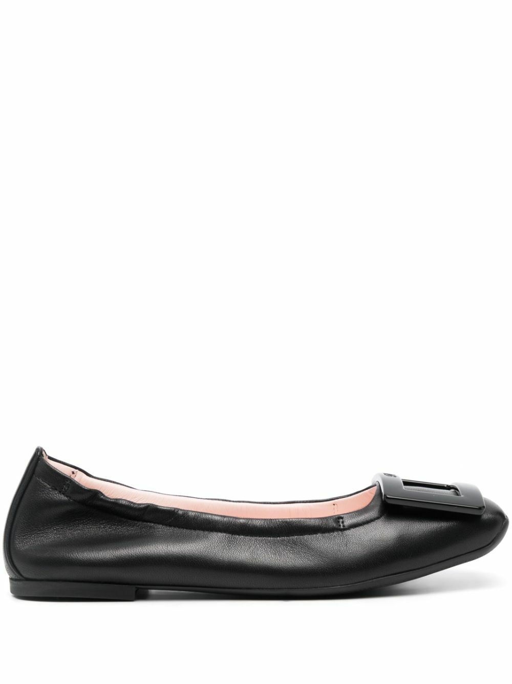 ROGER VIVIER - Viv Pockette Leather Ballet Flats Roger Vivier