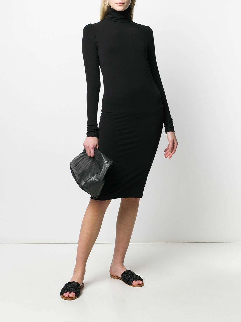 WOLFORD - Aurora High Neck Midi Dress Wolford