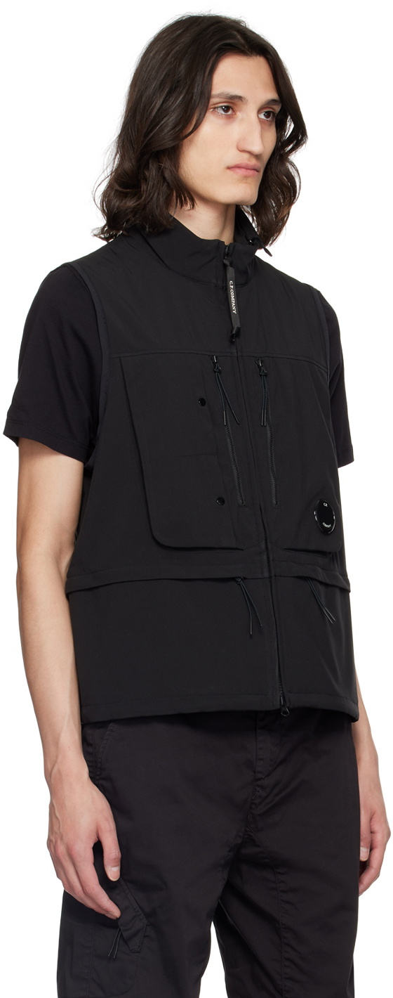 C.P. Company Black Utility Vest C.P. Company